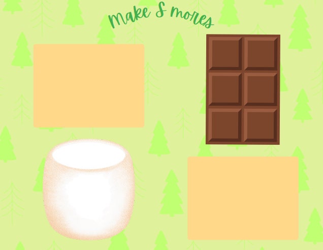 Play Dough Mats Camping Themed Instant Download Learn Through Play ...