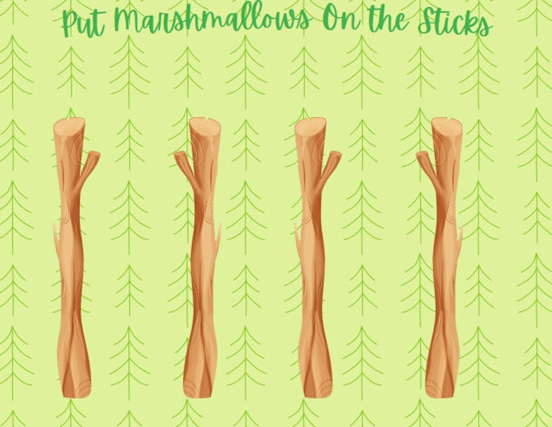 Play Dough Mats Camping Themed Instant Download Learn Through Play ...