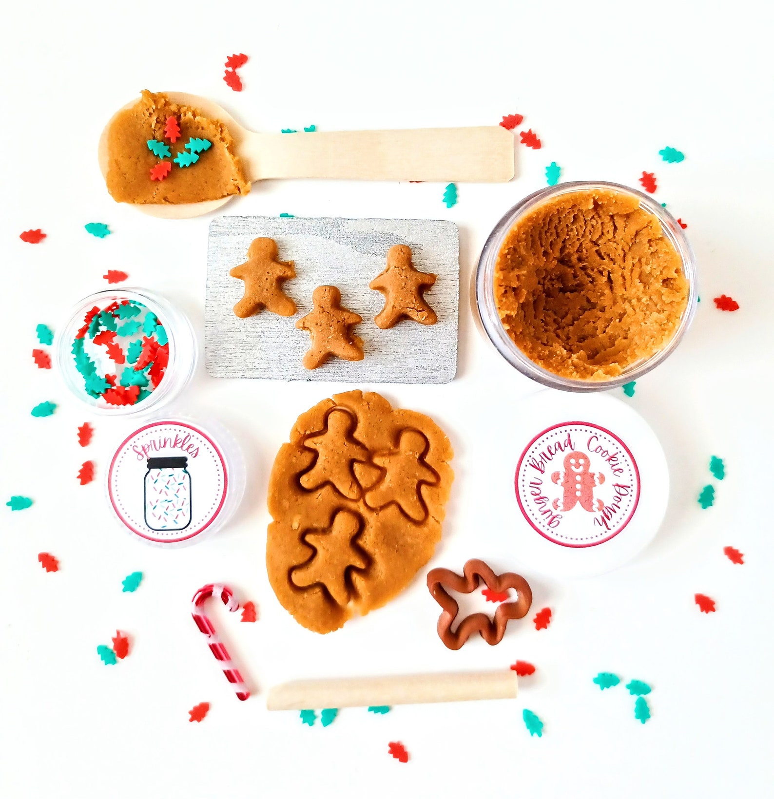 Elf Prop Christmas Cookies and Hot Cocoa for Santa Play Dough Kit Elf ...