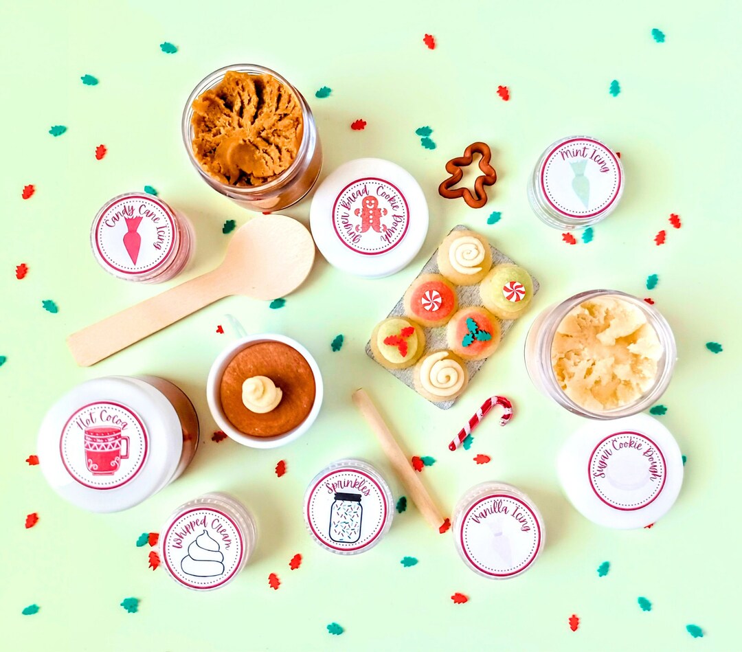 Elf Prop Christmas Cookies and Hot Cocoa for Santa Play Dough Kit Elf ...