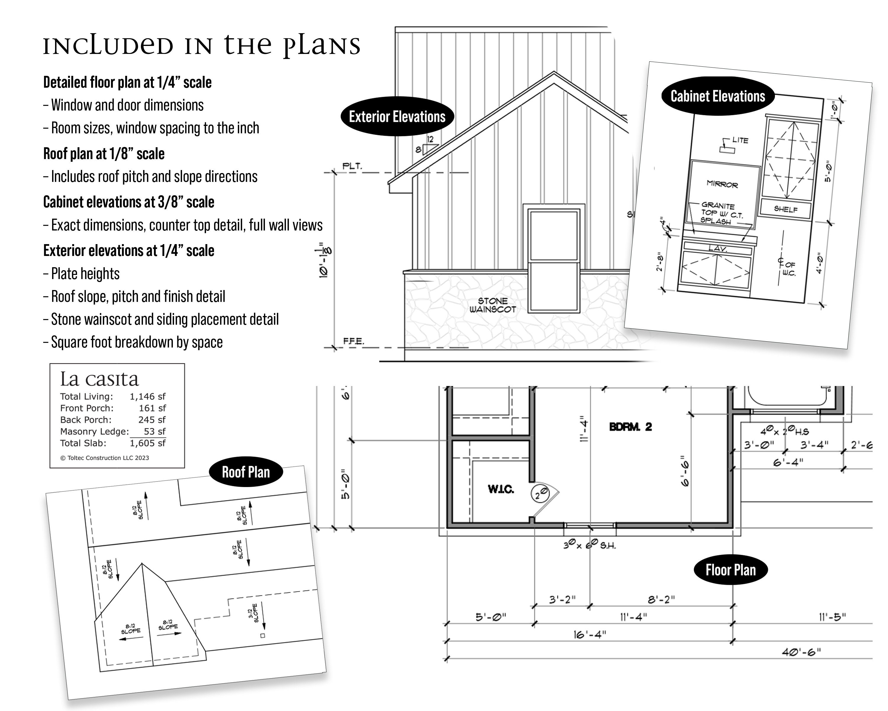 2 Bedroom Casita Plans