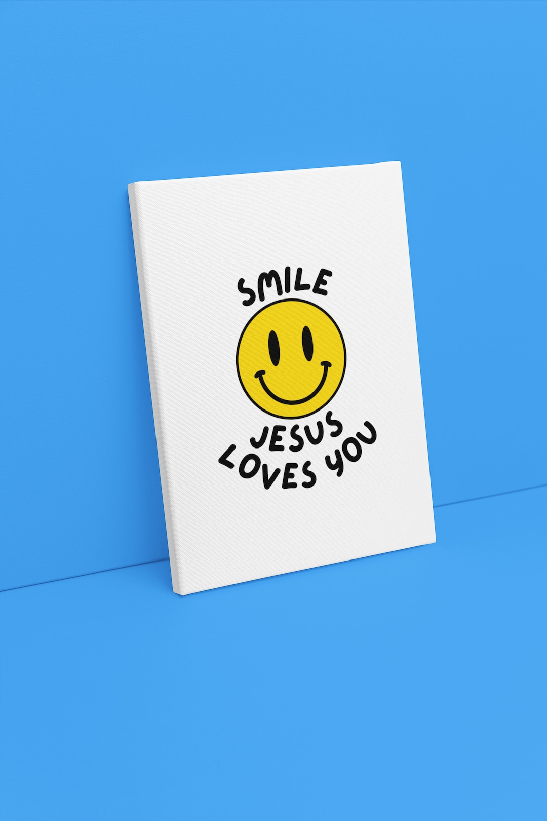 Smile Jesus Loves You DIGITAL DOWNLOAD, Christian Printable Wall Art ...
