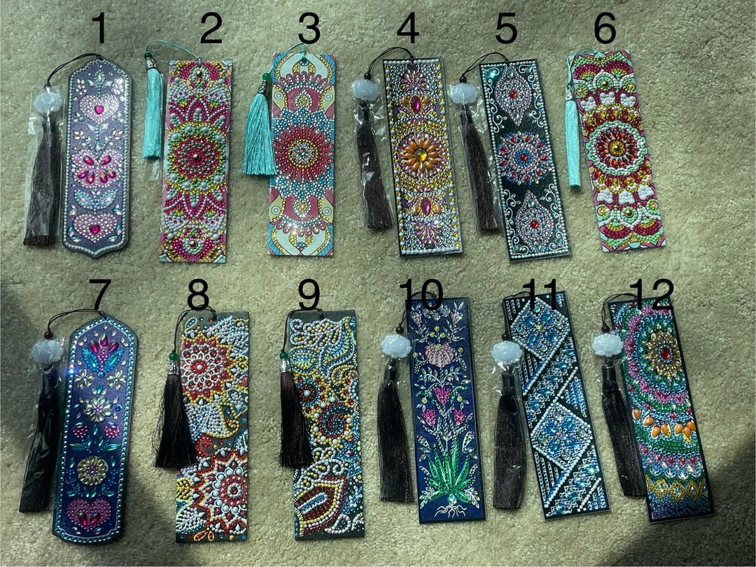 Individual Diamond Art Book Marks - Etsy