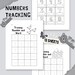 0-9 Number and Word Tracing and Activities Worksheets, Preschool ...