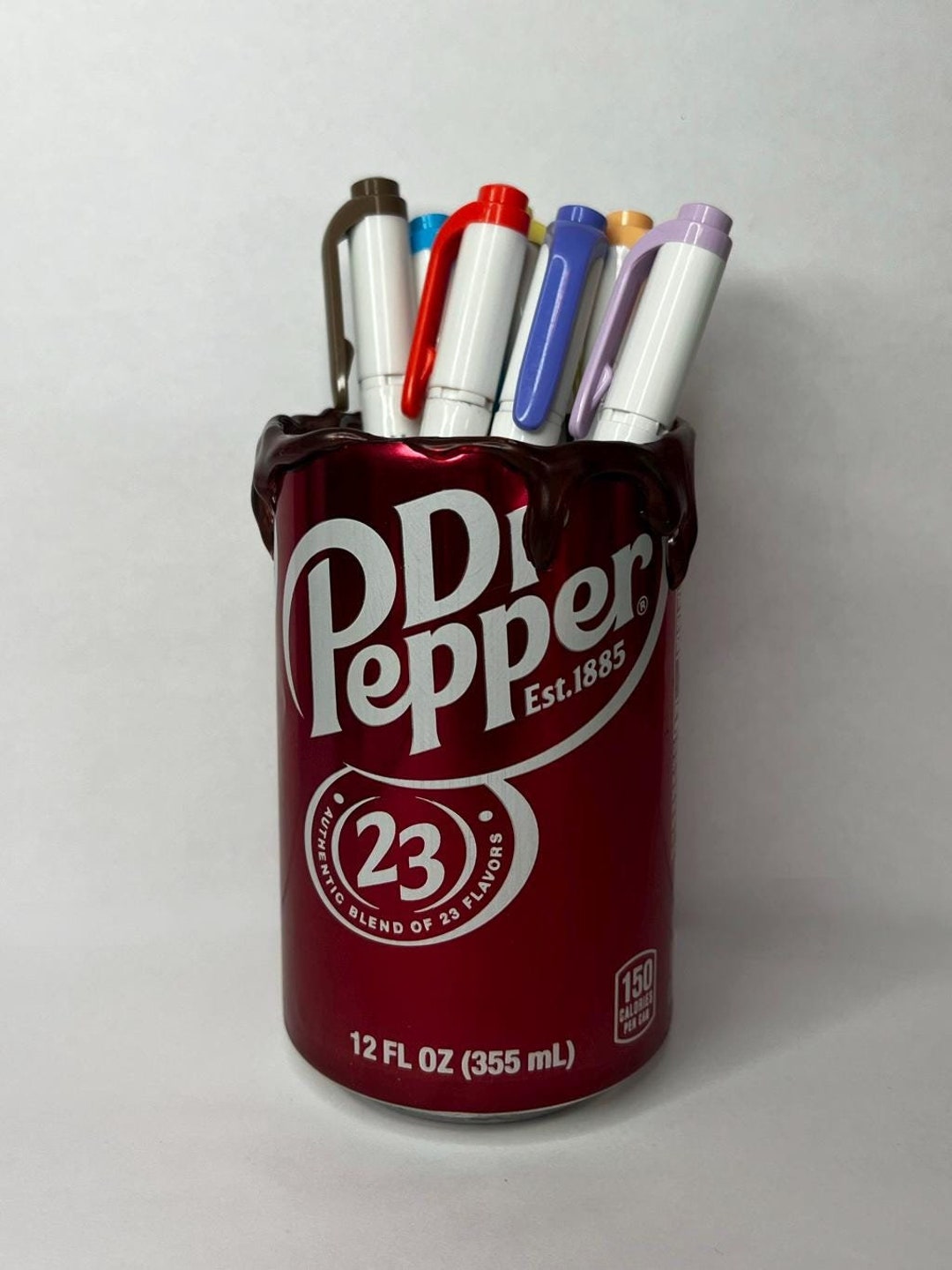 Recycled Dr. Pepper Pen Holder - Etsy