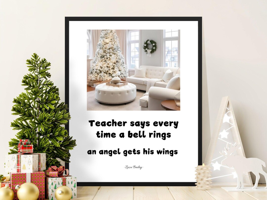 Inspirational Quote Wall Art Teacher Gift Poster Home Decor ...