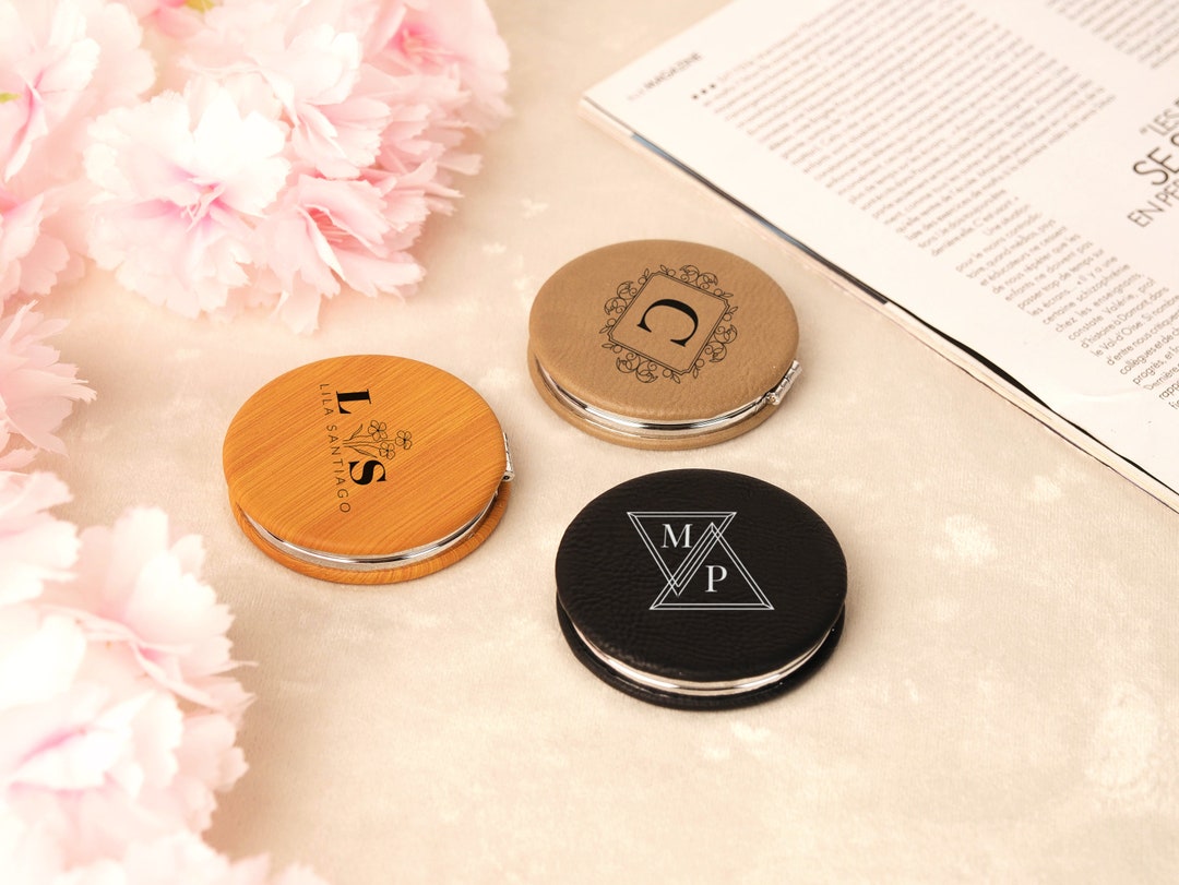 Personalized Compact Mirror, Custom Pocket Mirror, Custom Compact ...
