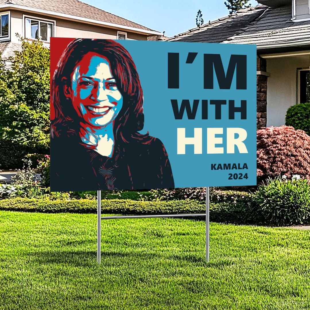 Madam President, Kamala Harris Yard Sign, Harris Walz 2024 Yard Sign ...