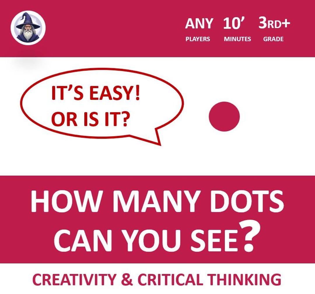How Many Dots Can You See? | Critical Thinking & Focus Game | Classroom ...