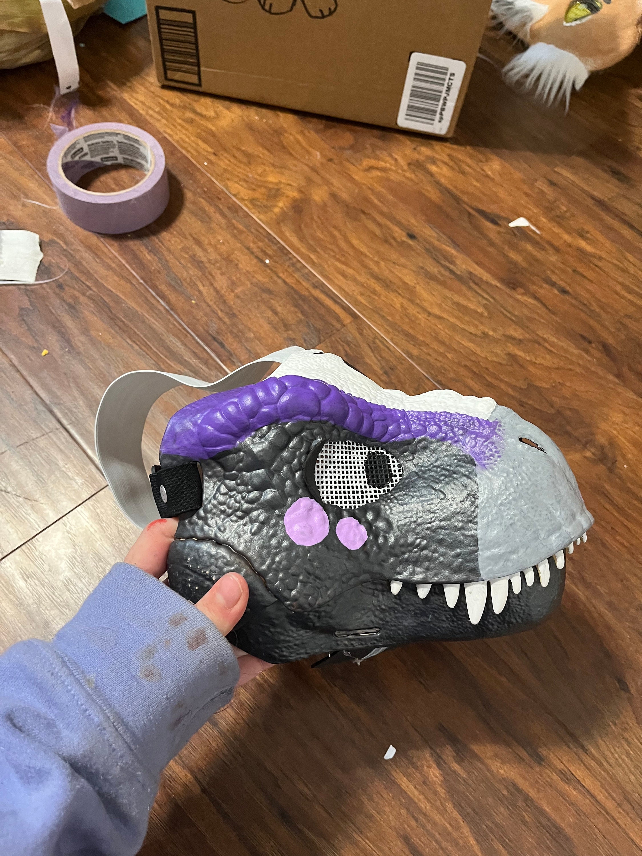 Premade Dino Mask - Etsy