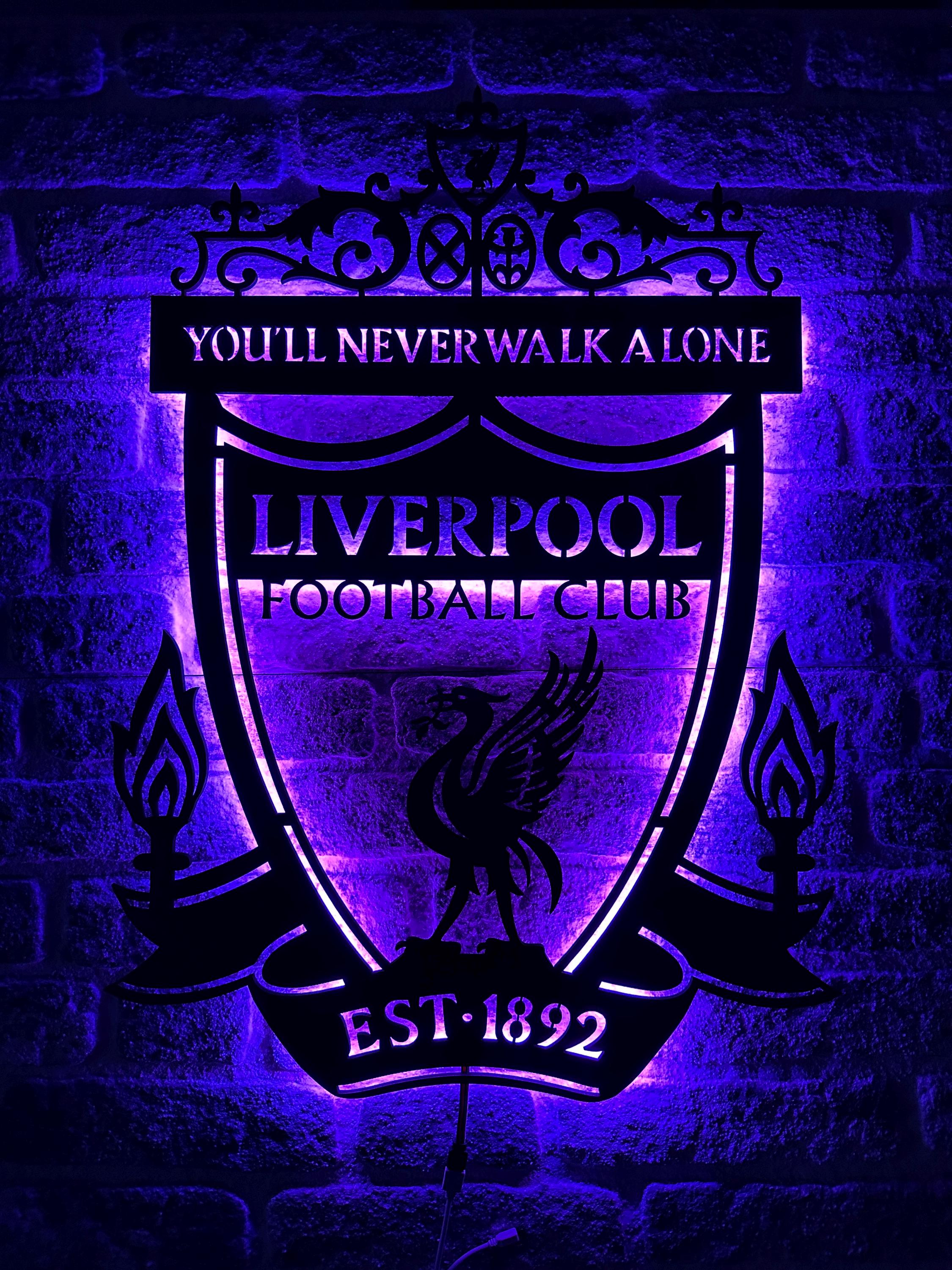 Liverpool Led Sign, Liverpool Wall Art, Liverpool Led Decor, Liverpool ...