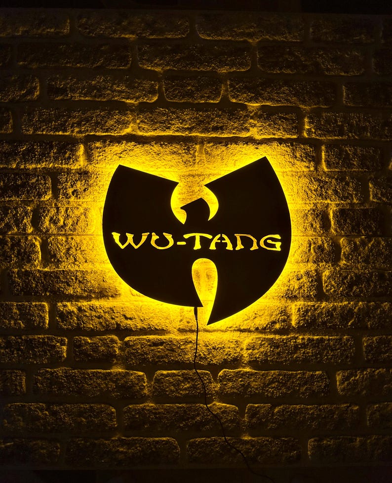 Wu-tang Led Sign, Wu-tang Wall Art, Wu-tang Led Decor, Wu-tang Wall ...