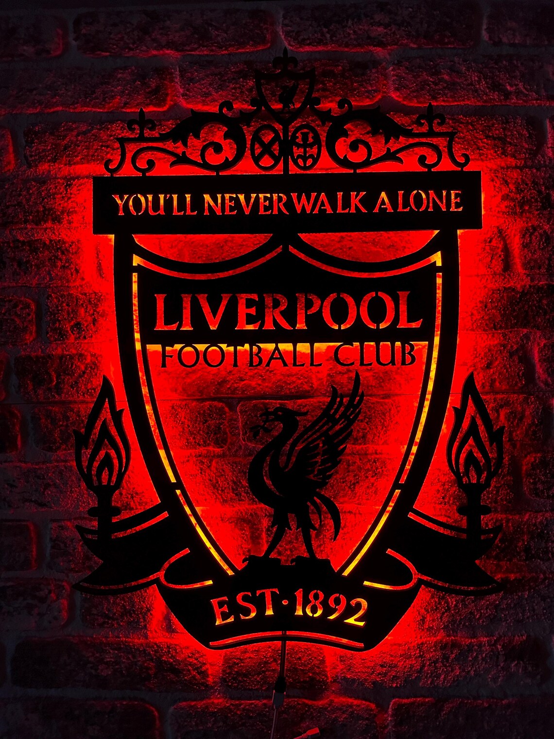 Liverpool Led Sign, Liverpool Wall Art, Liverpool Led Decor, Liverpool ...