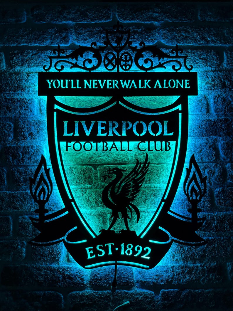 Liverpool Led Sign, Liverpool Wall Art, Liverpool Led Decor, Liverpool ...