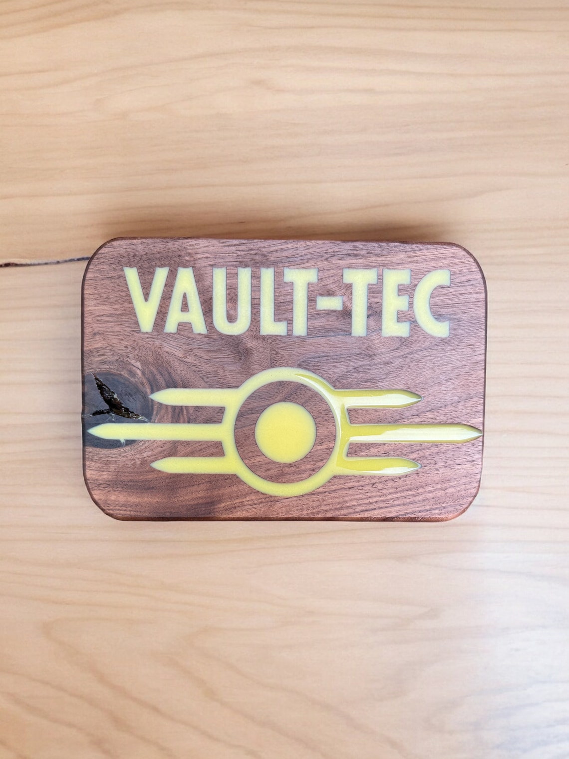 Video Game Decor, Fallout Fan Art, Epoxy Gamer Sign, Fallout Game ...