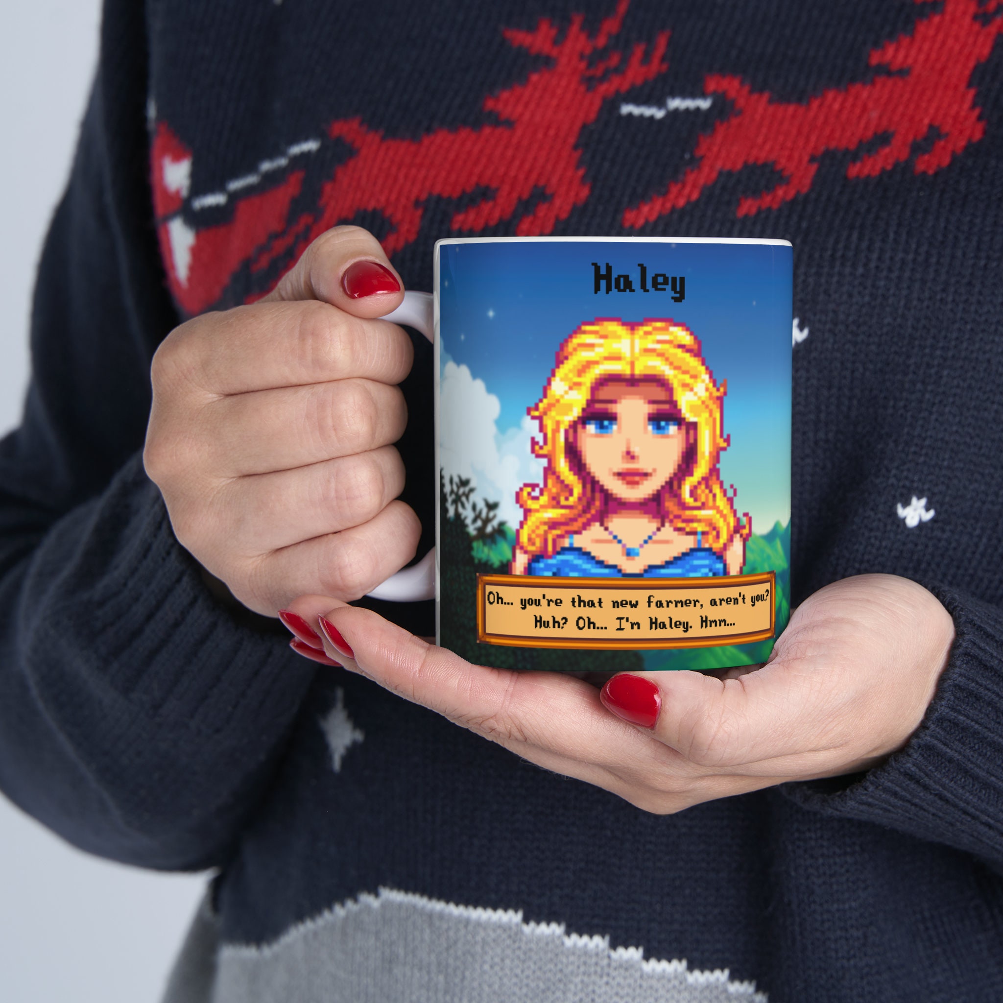 Stardew Valley Haley Gift Coffee Tea Mug Funny Stardew Valley Character ...