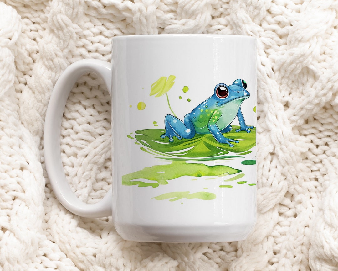 Cute Frog and Toad Mug Frog Coffee Mug Frog Lover Gift Cottagecore Frog ...