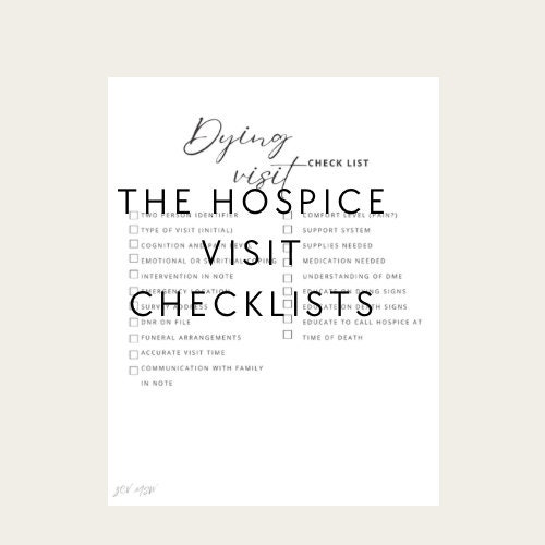 Social Work Visit Checklist - Etsy