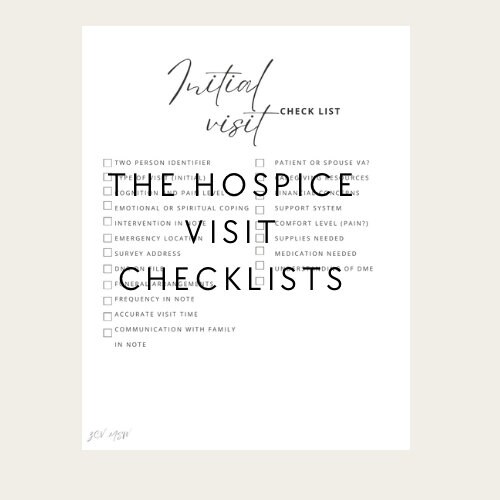 Social Work Visit Checklist - Etsy