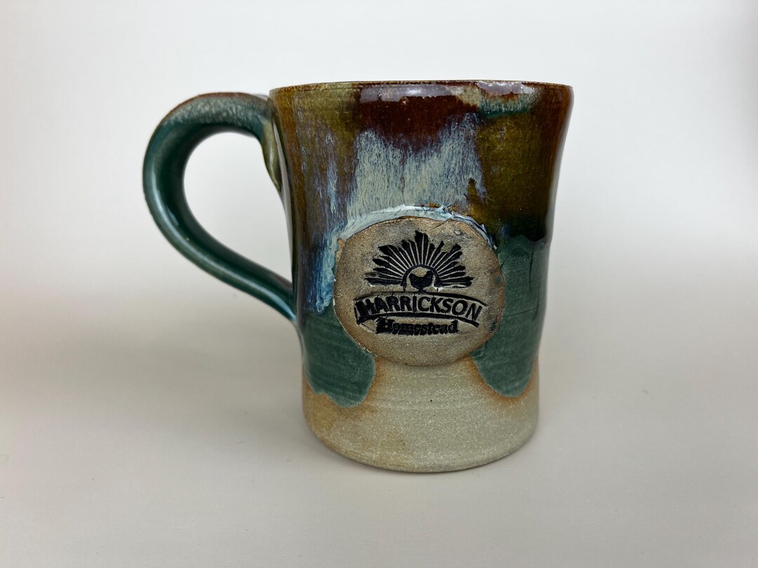 An Original Harrickson Homestead Pottery Handmade Stoneware Pottery Mug ...