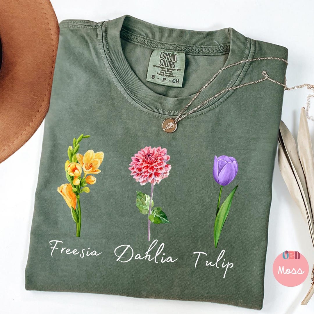 Freesia Dahlia Tulip FDT Shirt, Floral Subtle Fdt Tee Liberal Shirt ...