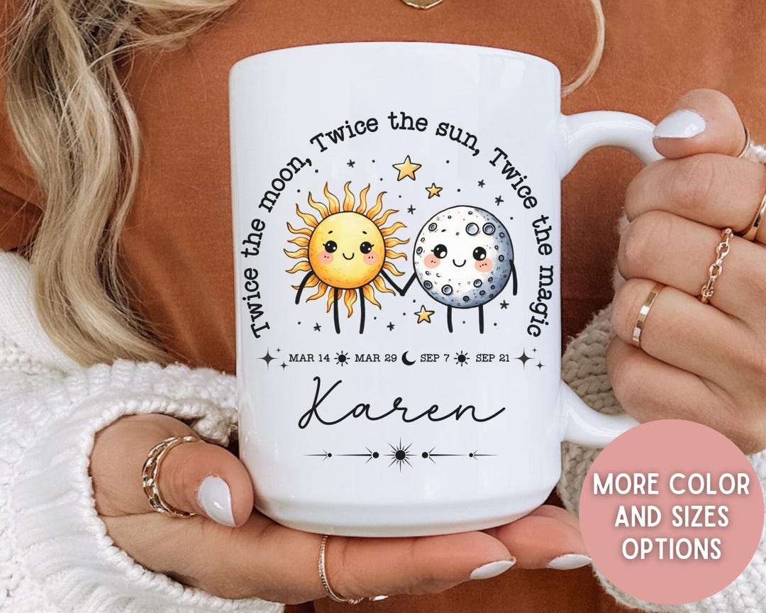 Moon and Sun Eclipse 2025 Personalized Eclipse Cup Solar Eclipse Mug ...
