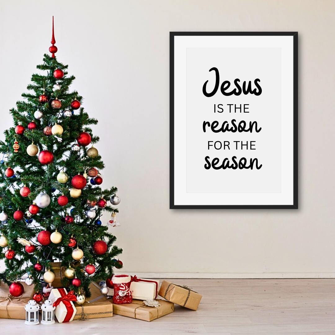Jesus is the Reason for the Season Wall Art | Faith Home Decor ...