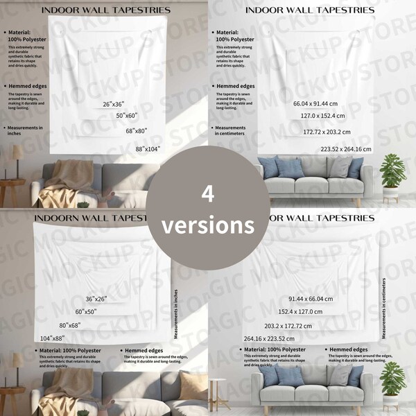 Wall Tapestry Chart - Etsy