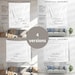 Wall Tapestries Size Chart Mockup, Tapestry Mockup Size Chart ...