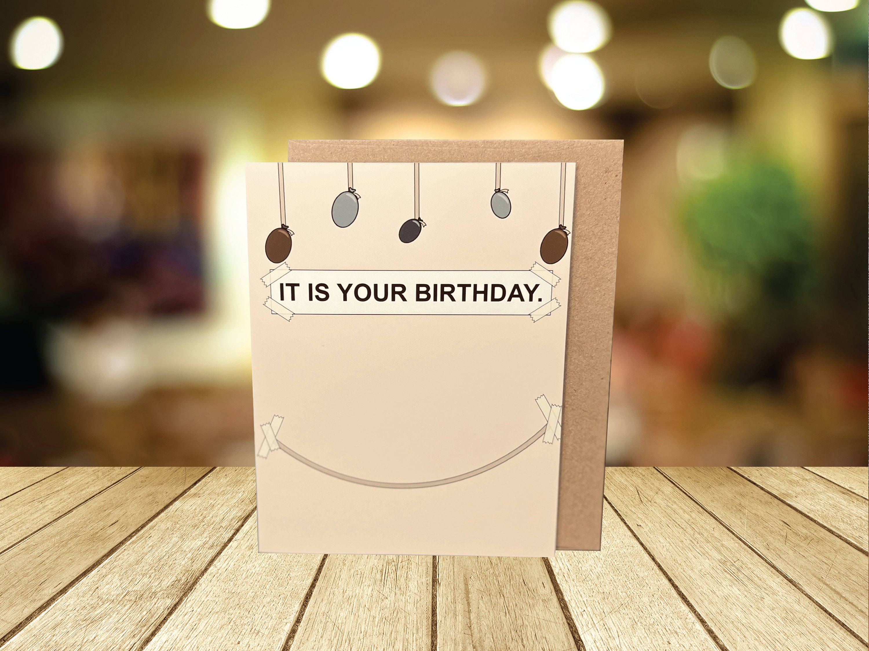 The Office Birthday Card, It is Your Birthday, the Office Themed ...