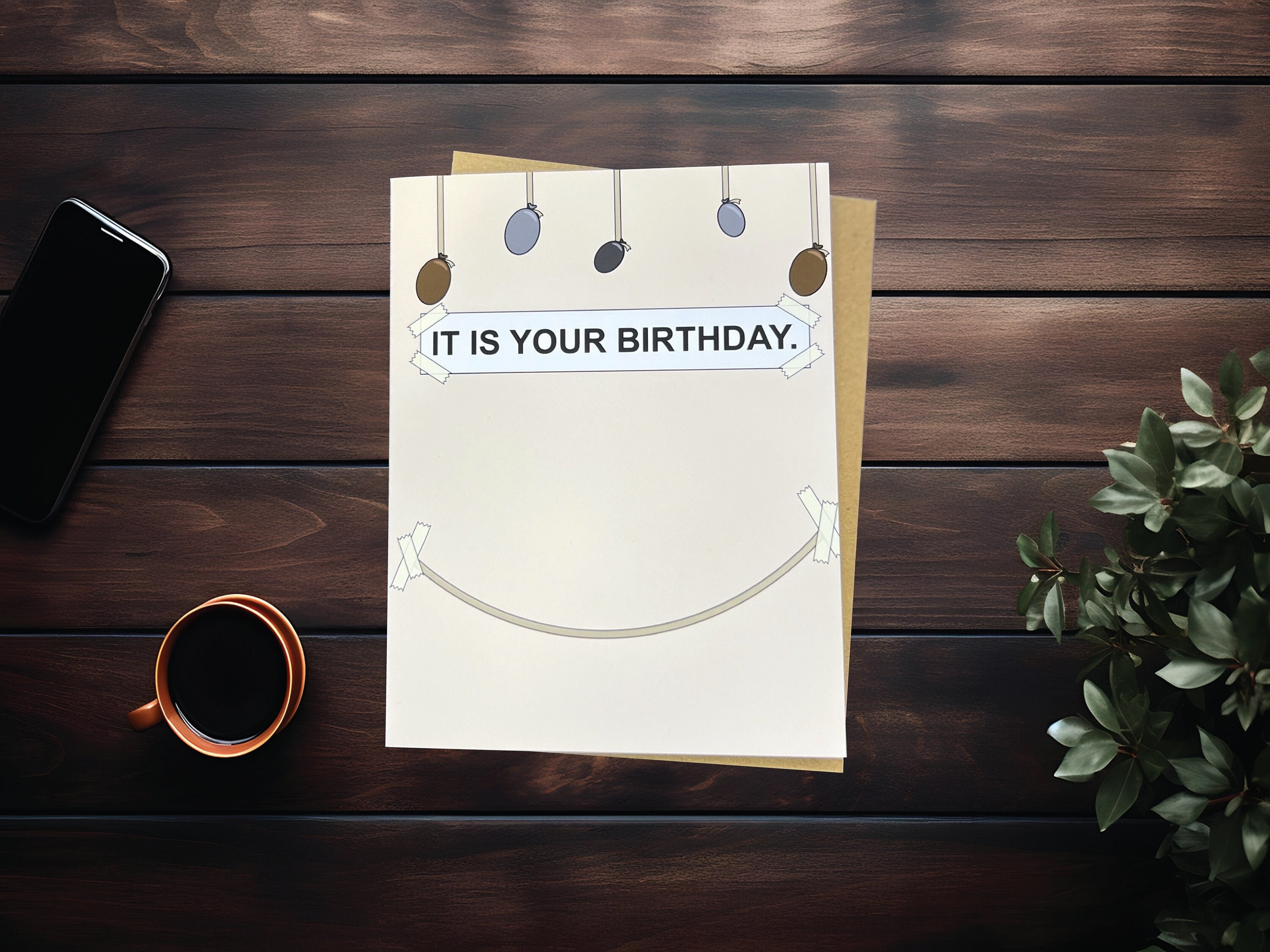 The Office Birthday Card, It is Your Birthday, the Office Themed ...