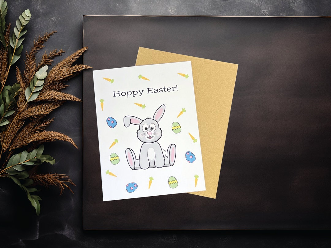 Cute Easter Card, Punny Easter Card, Cute Easter Bunny Card, Funny ...