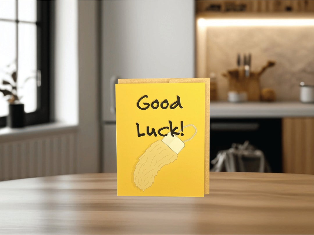 Good Luck Card, Lucky Rabbits Foot Card, Card for Job Interview ...