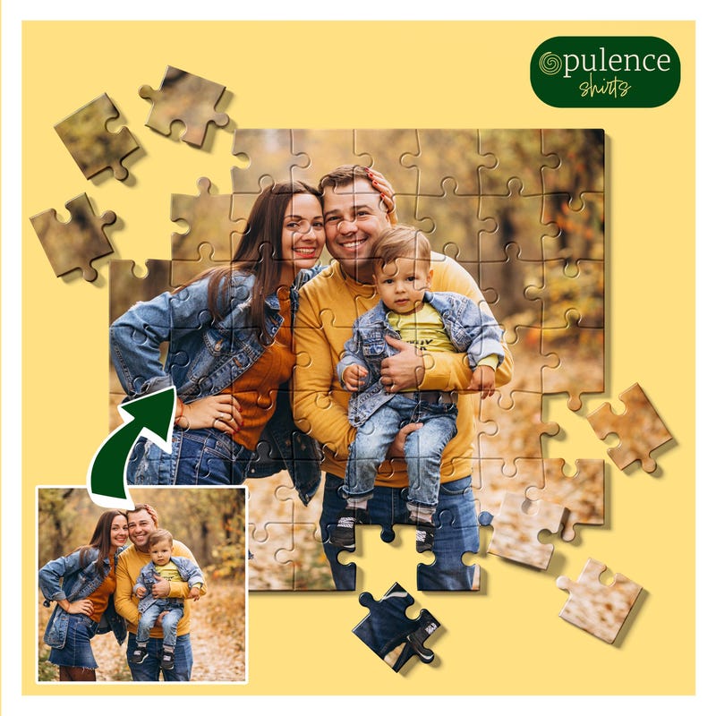 Family Photo Puzzle - Etsy