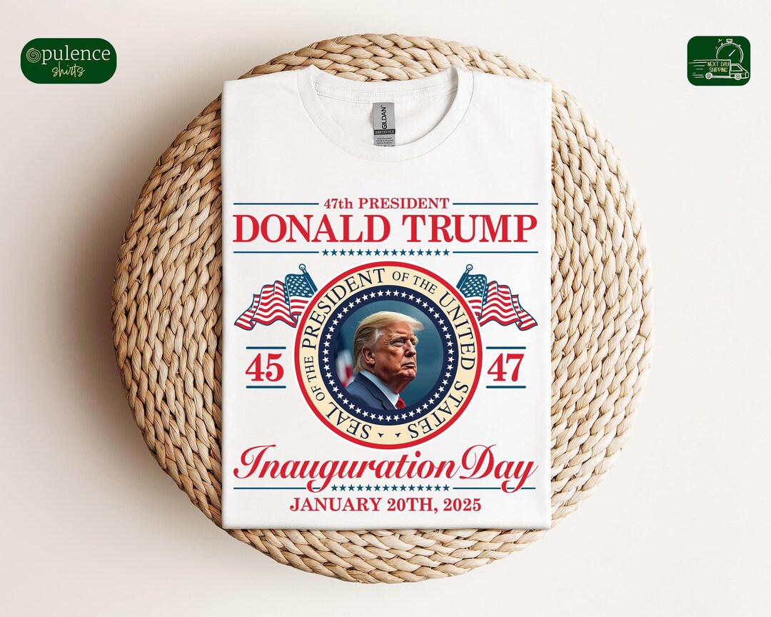 Donald Trump Inauguration Day 2025 Shirt, Trump Vance 2025 Inauguration ...