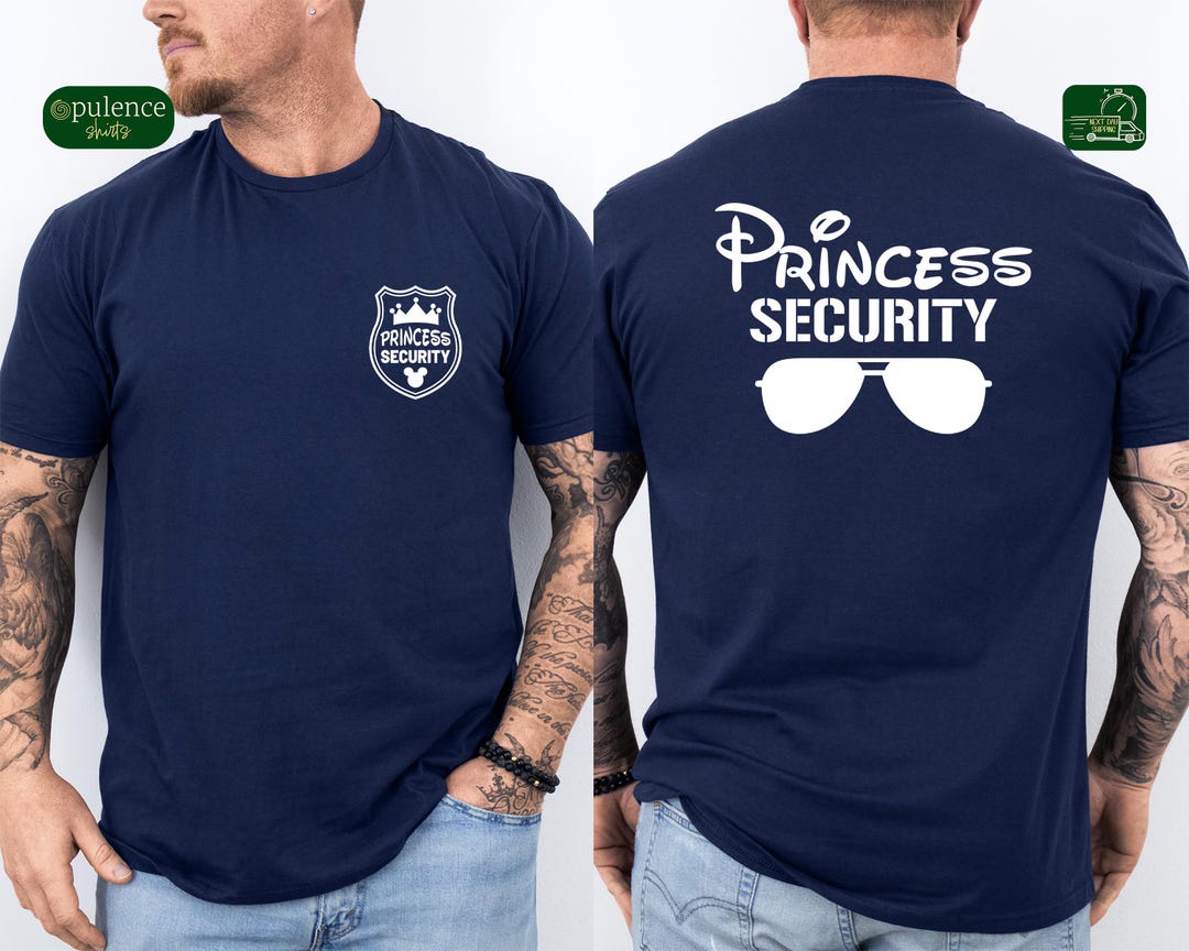 Princess Security Shirt, Funny Dad Sweatshirt, Dad Gift, Disney Dad ...