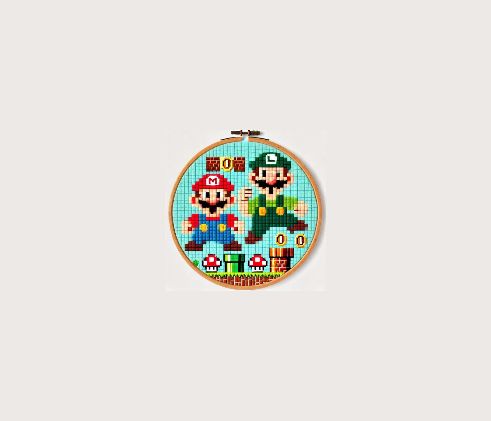 Super Mario Cross Stitch Pattern PDF | Mario Crochet & Stitch Pattern ...