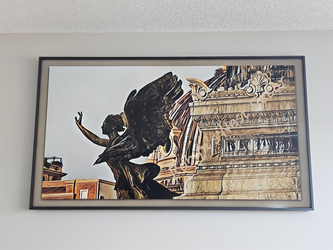 Samsung Frame TV Art angel Statue in Italy 16x9 Digital Download - Etsy