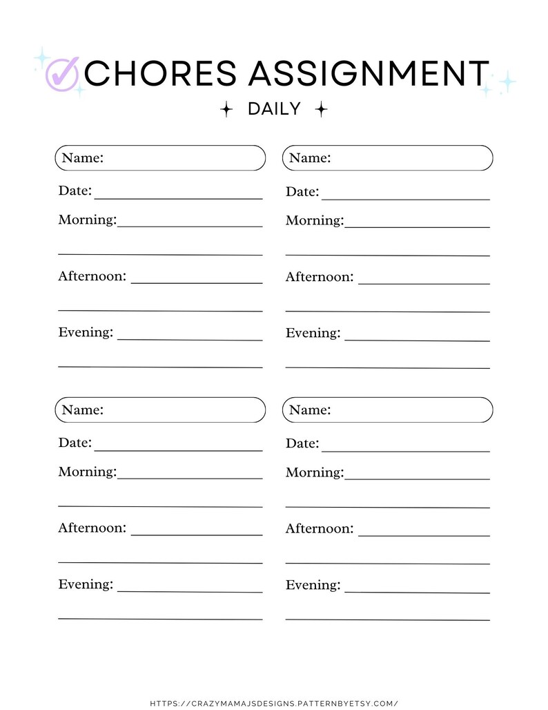 Printable Home Cleaning Planner - Etsy