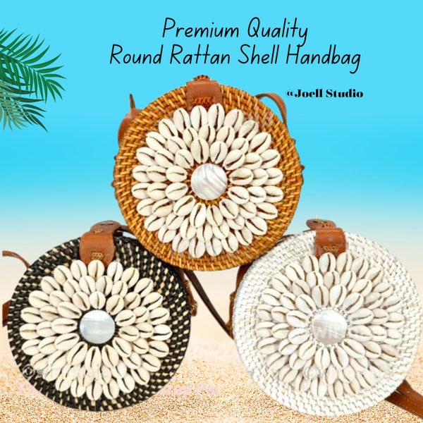 Shell Rattan Bag - Etsy