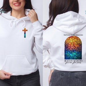 God Turns Broken Pieces Into Masterpieces Shirt, Christian Bible Verse ...