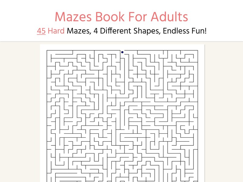 The Ultimate Maze Workbook Vol 1: 45 Brain-teasing Puzzles in 4 Shapes ...