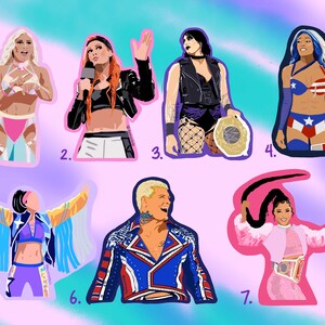 Cody Rhodes Vinyl Sticker WWE Wrestling Fan Art Waterproof Sticker for ...