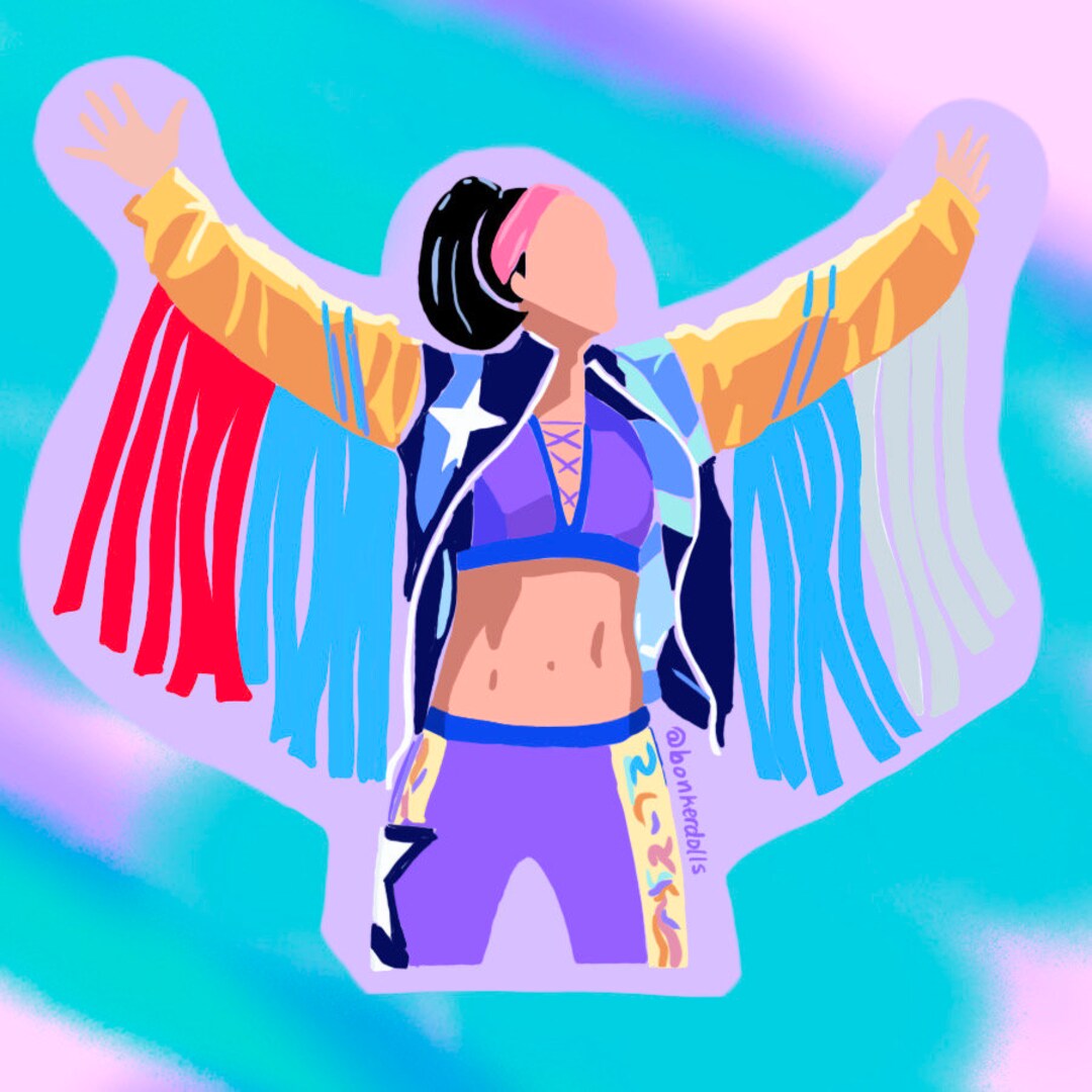 Hugger Bayley Vinyl Sticker WWE Womens Wrestling - Etsy