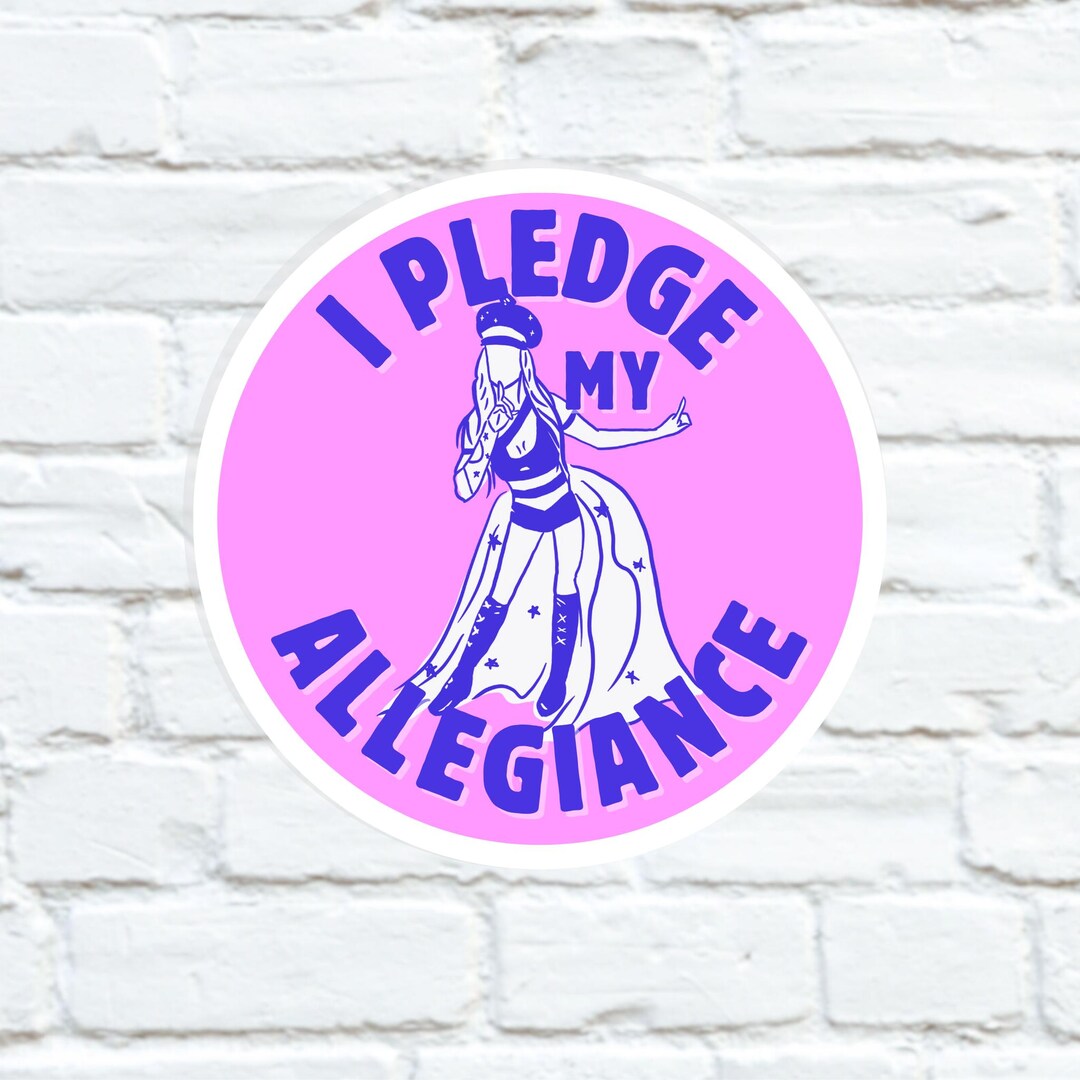 Vinyl Wrestling Sticker - I Pledge My Allegiance - Waterproof, Durable ...