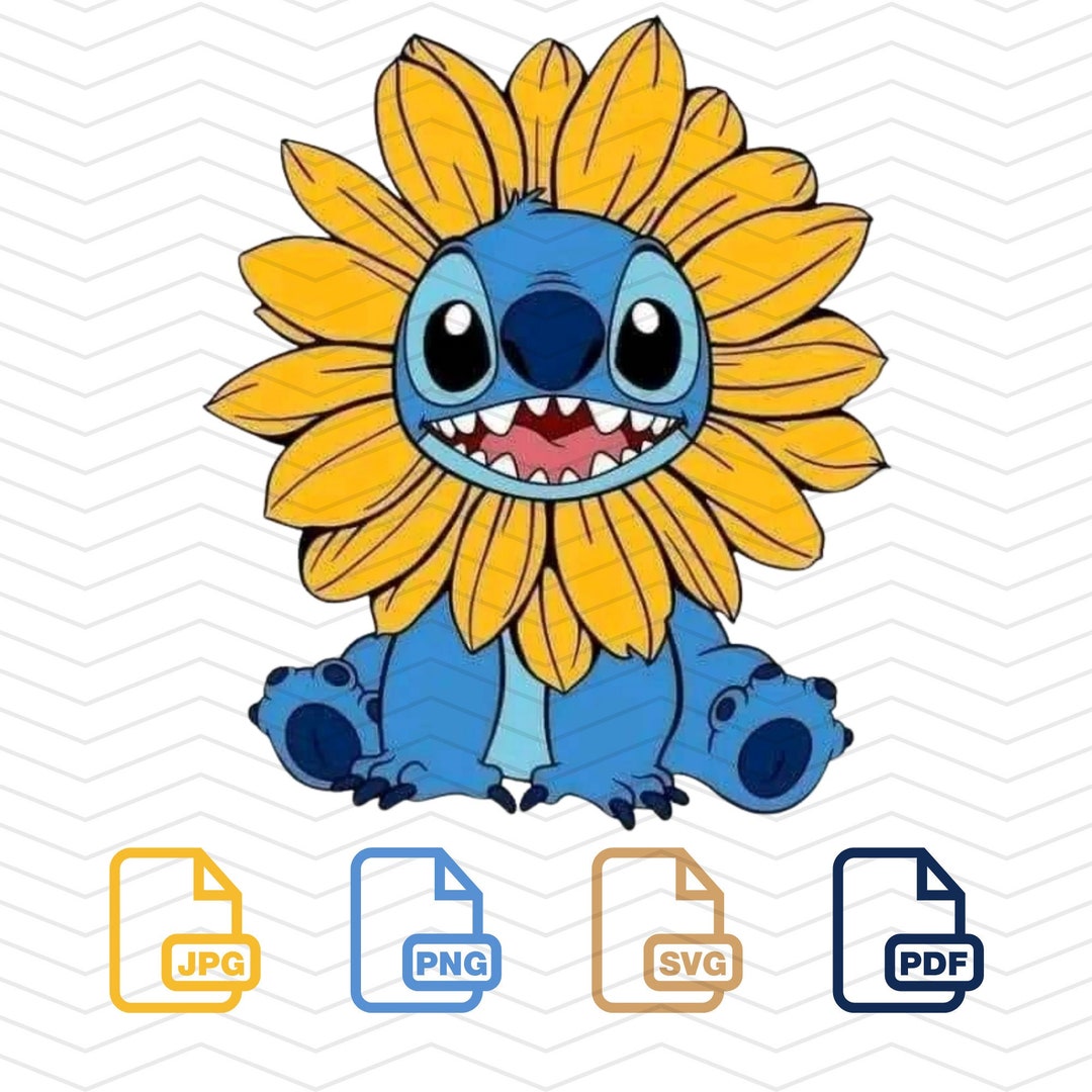 Stitch Design Stitch Digital Download Cute Stitch Design SVG PDF PNG ...