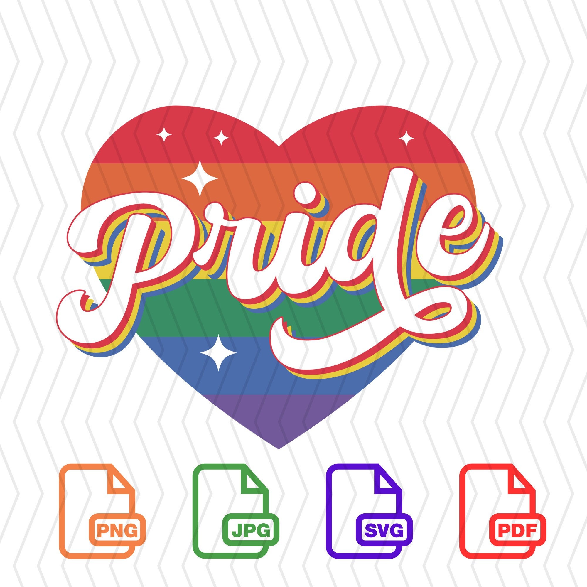 Pride Digital Download Lgbtqia Design gay Pride lgbt SVG PDF PNG ...