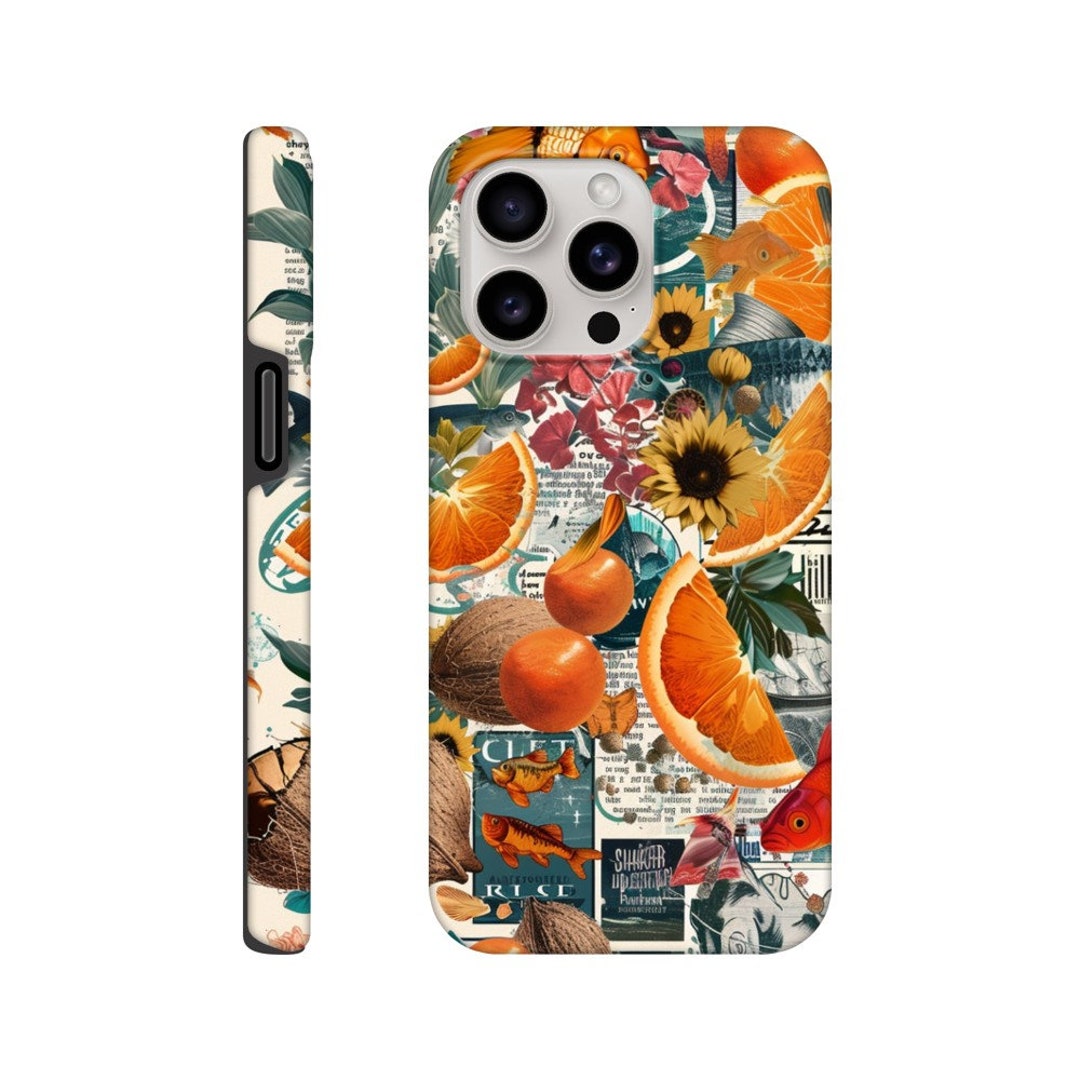Tough Case Retro Tropical Scrap Book Design, Toughcase, Vacation ...