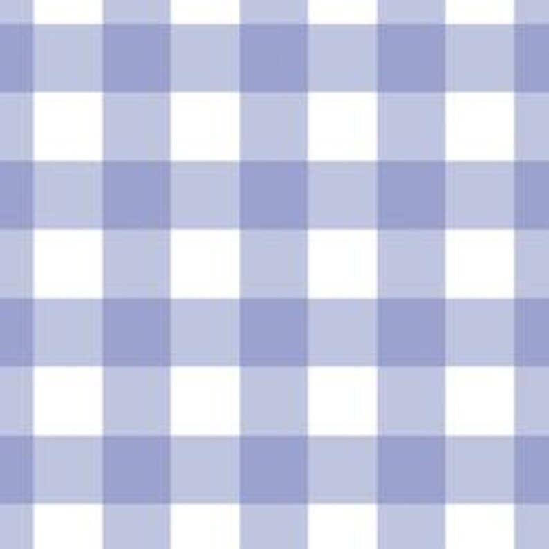 Large Gingham Check in Periwinkle - Etsy