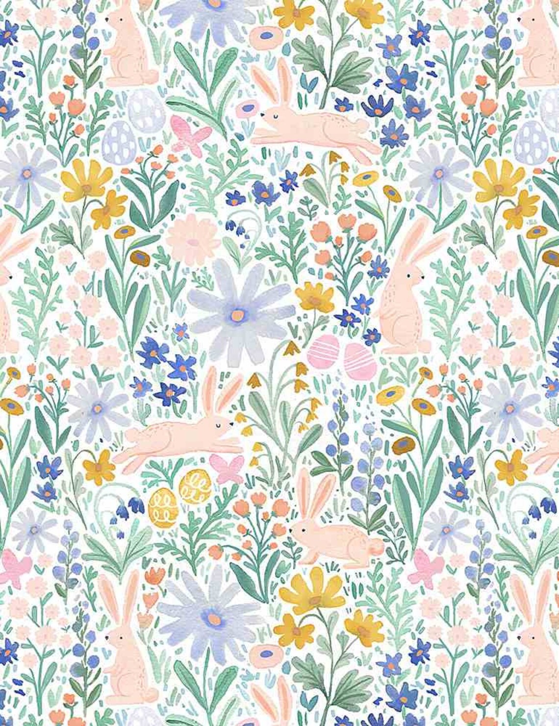 Spring It on Collection- Hop to It Fabric - Etsy